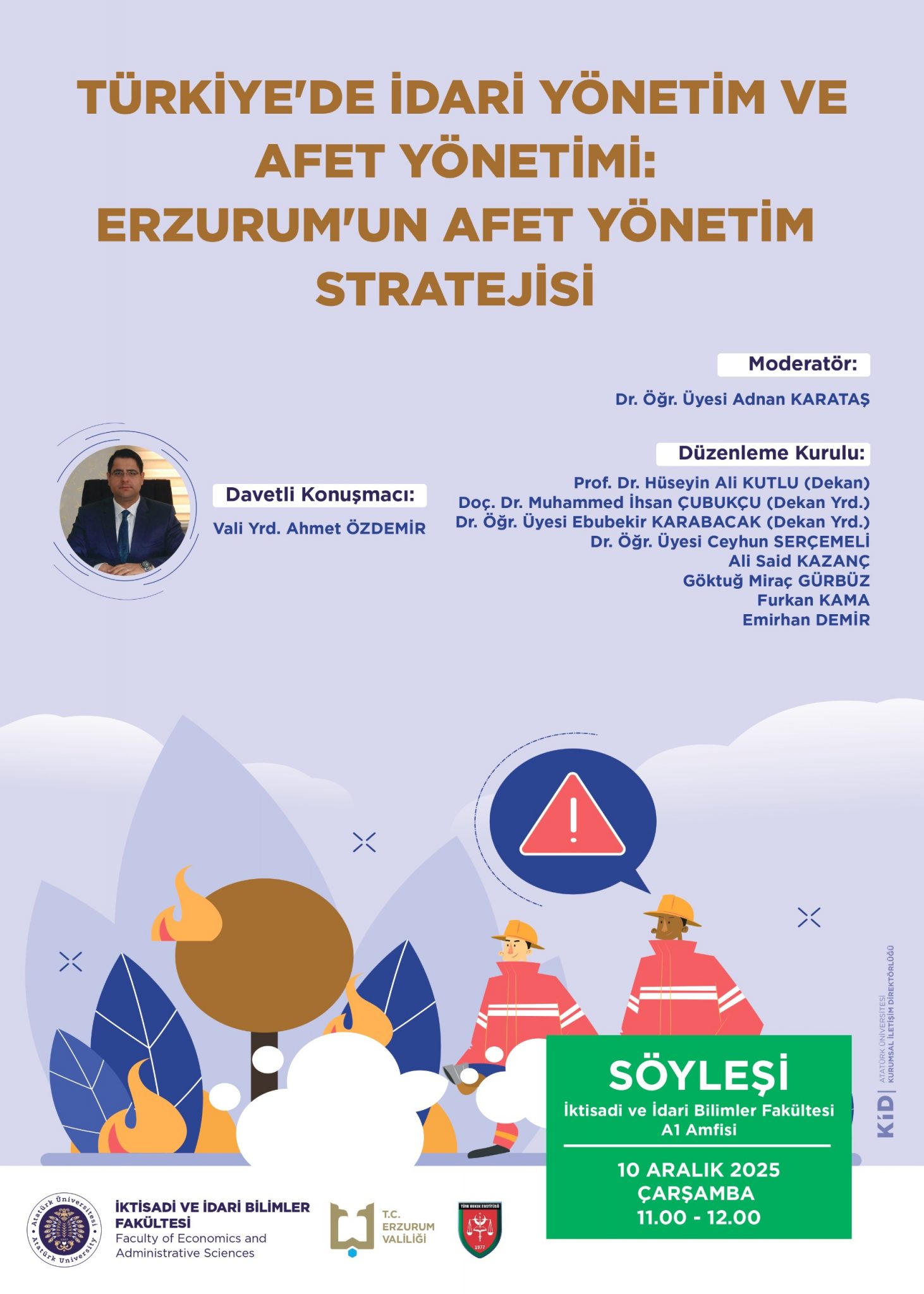 Söyleşi – Türkiye’de İdari Yönetim ve Afet Yönetimi: Erzurum’un Afet Yönetim Stratejisi ...